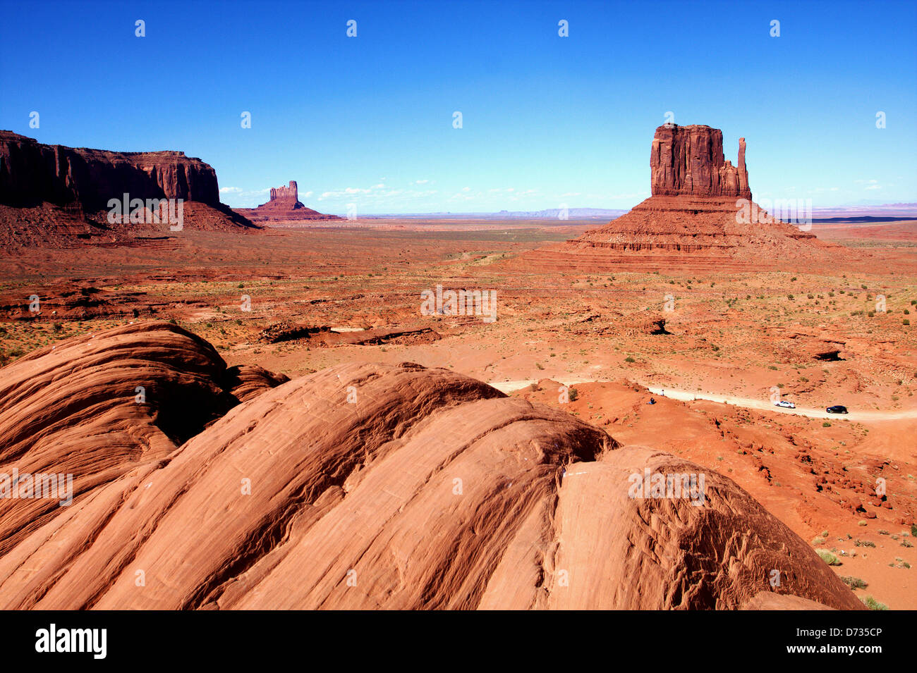 The Classic Western Landscape in Monument Valley,Utah,United States ...