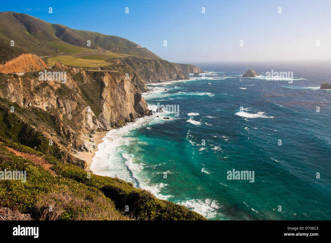 Beautiful coastline in big sur hi-res stock photography and images - Alamy