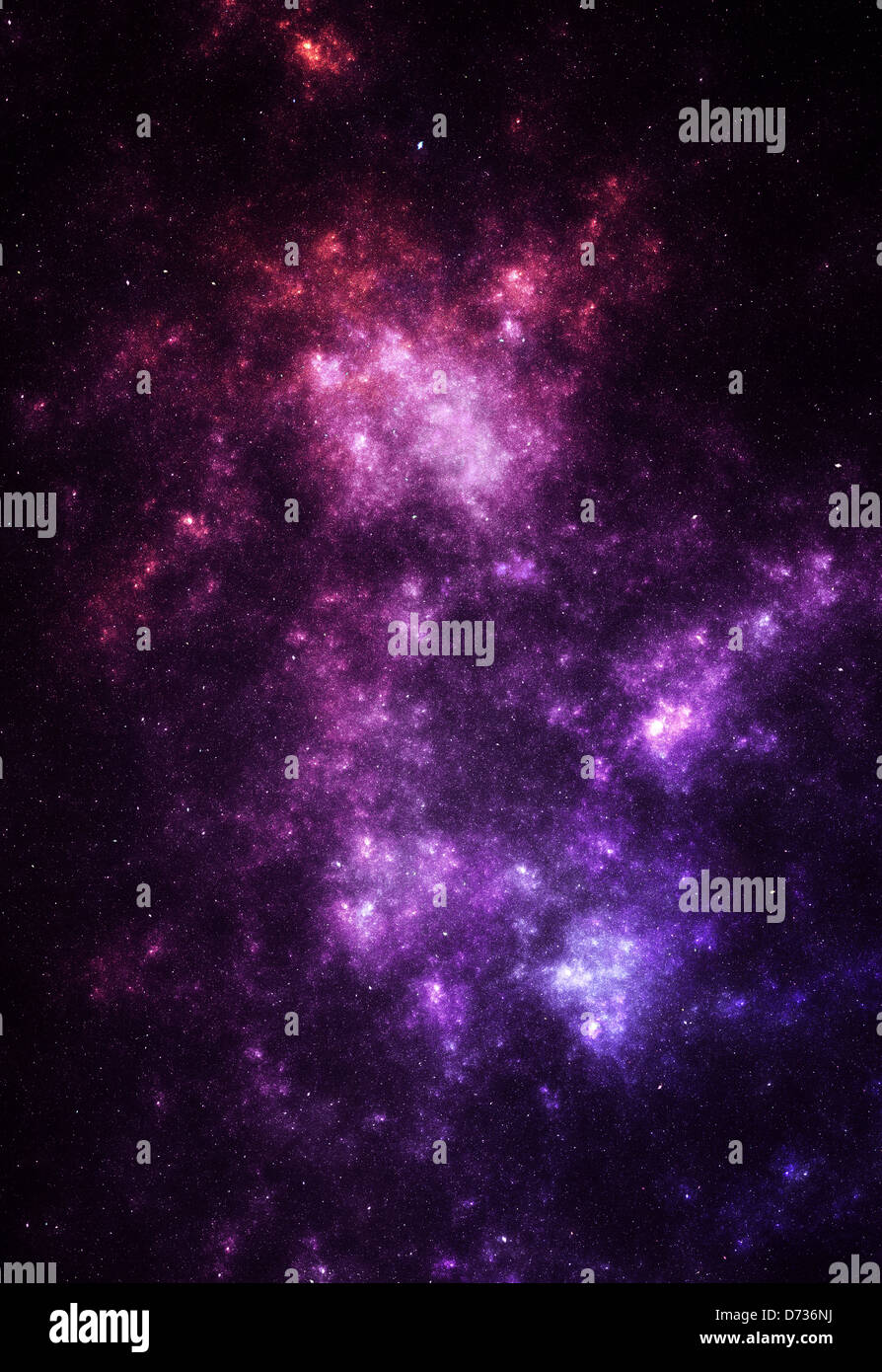 Purple blue space nebula stars, galaxy background Stock Photo - Alamy