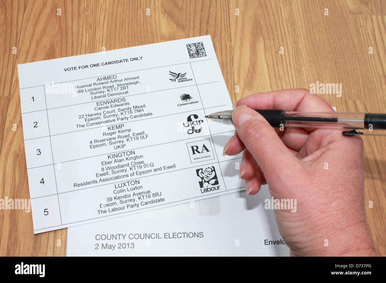 Ballot Papers High Resolution Stock Photography and Images - Alamy