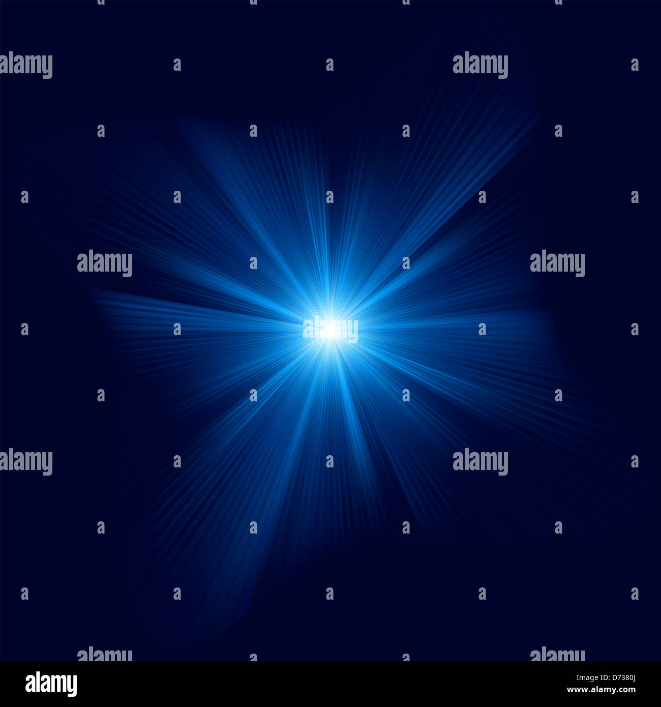 Blue color design with a burst Stock Photo - Alamy