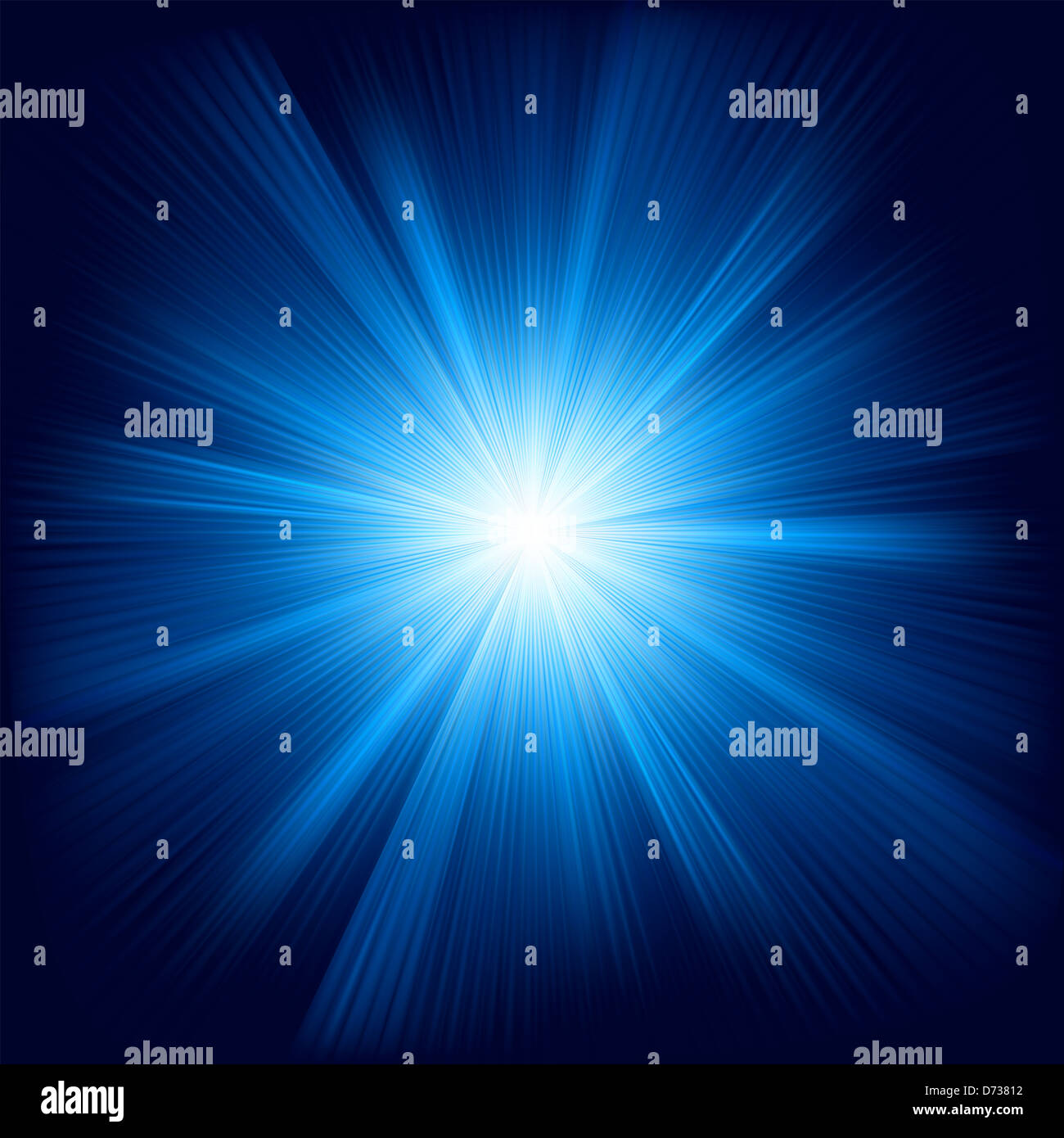 Blue color design with a burst Stock Photo - Alamy