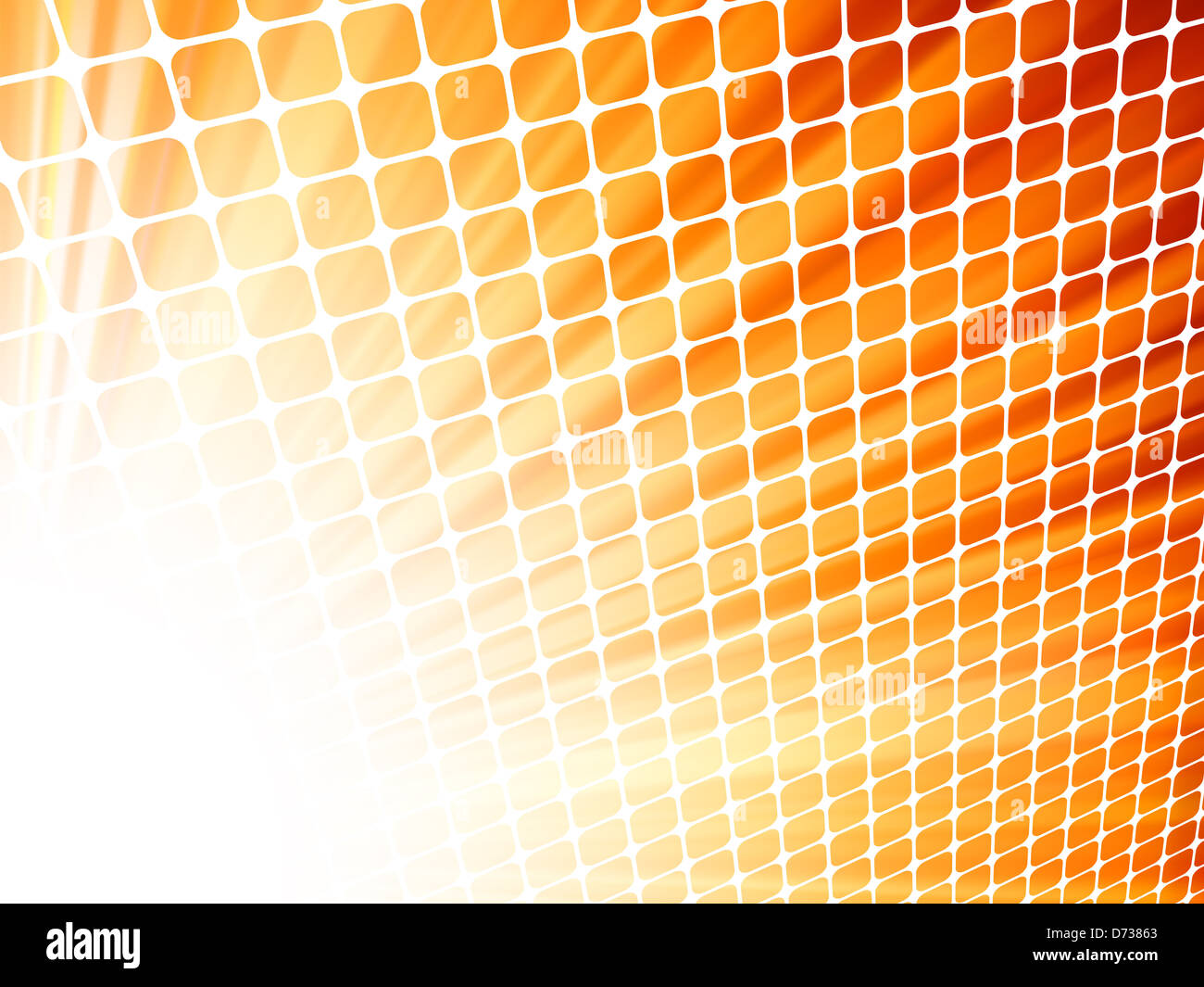 Red yellow rays light 3D mosaic Stock Photo - Alamy