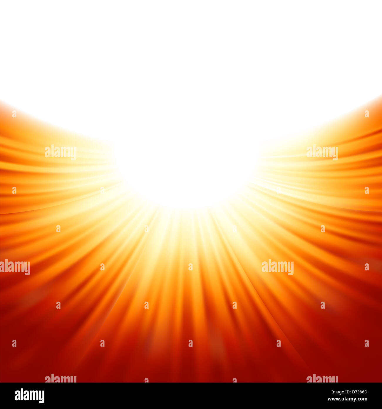 Sunburst rays of sunlight tenplate Stock Photo - Alamy
