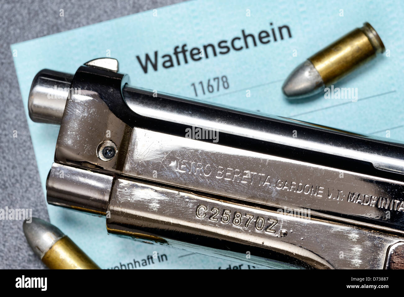 Gun licence hi-res stock photography and images - Alamy