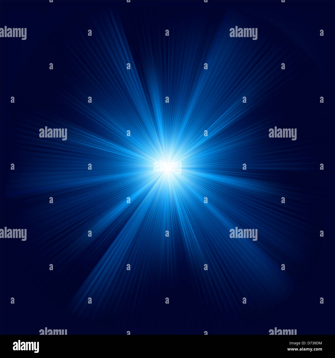 Blue color design with a burst Stock Photo - Alamy