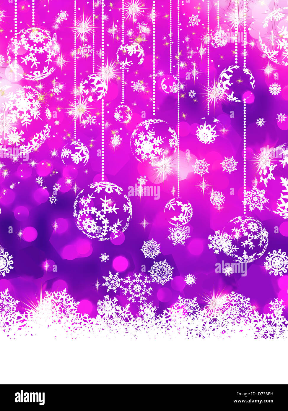 Purple Christmas background Stock Photo - Alamy