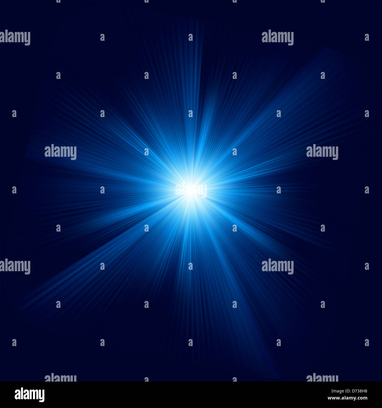 Blue color design with a burst Stock Photo - Alamy