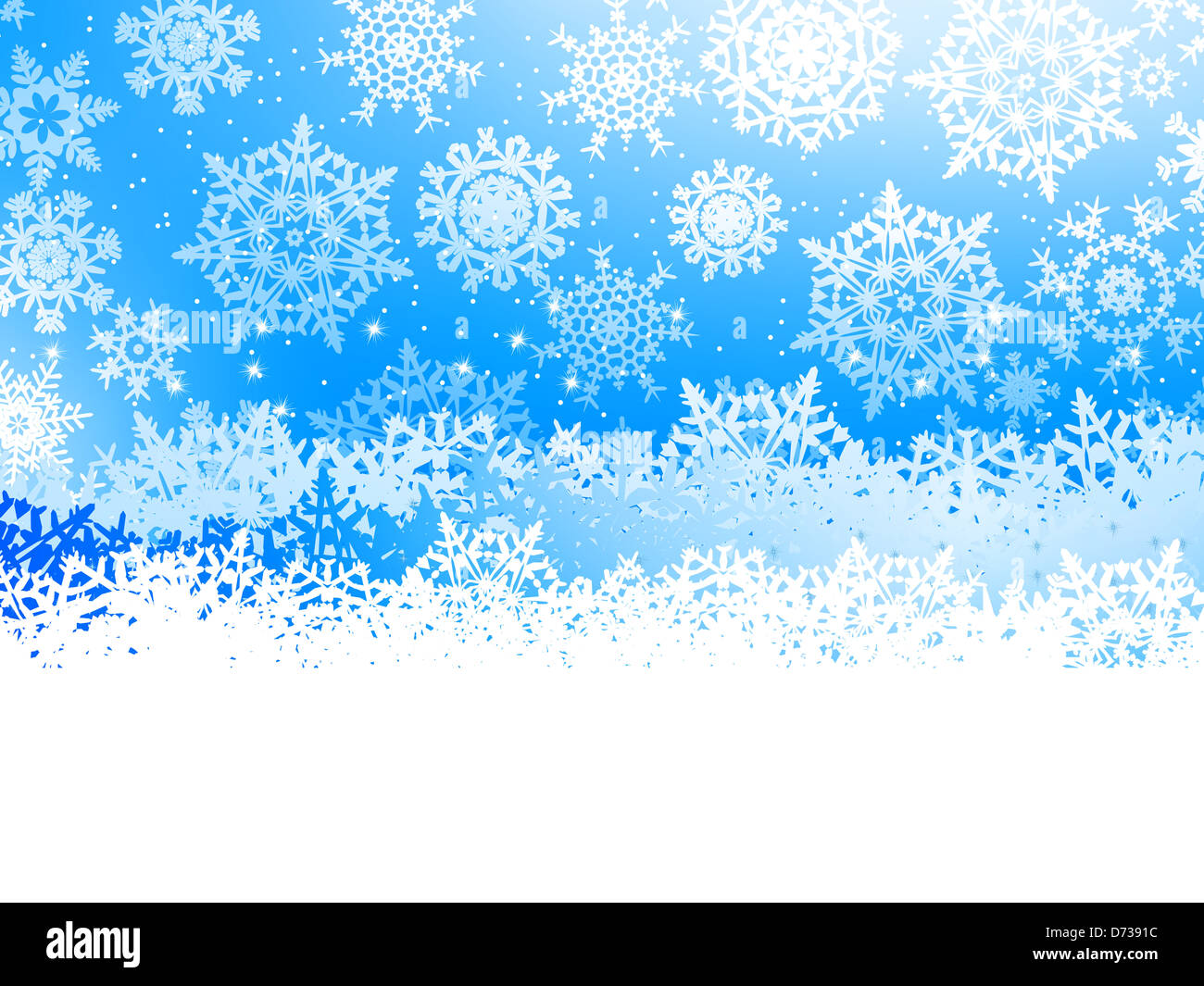 Winter background with many falling snowflakes Stock Photo - Alamy