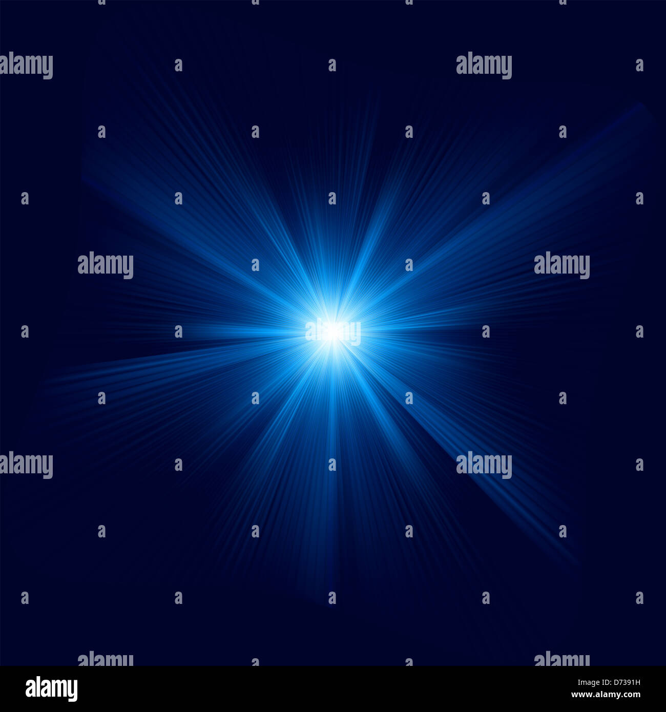 Blue color design with a burst Stock Photo - Alamy