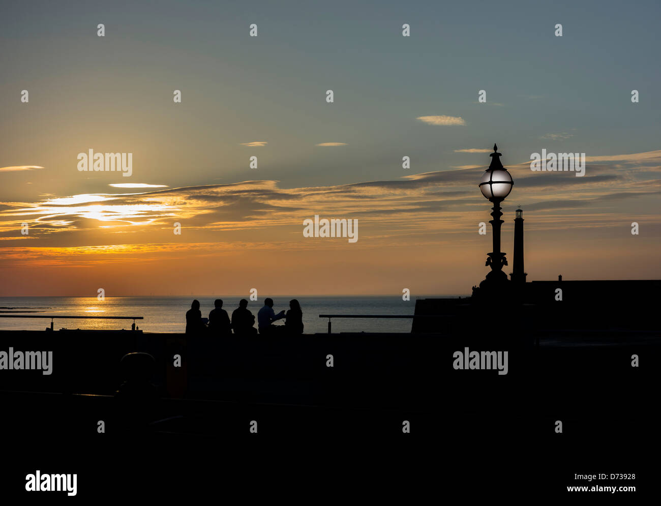 Margate Seafront Sunset Creative Kent England UK Stock Photo - Alamy
