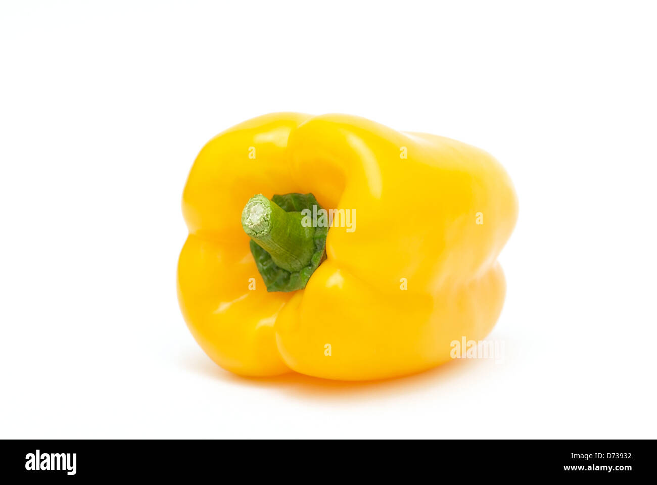Sweet pepper on black Cut Out Stock Images & Pictures - Alamy