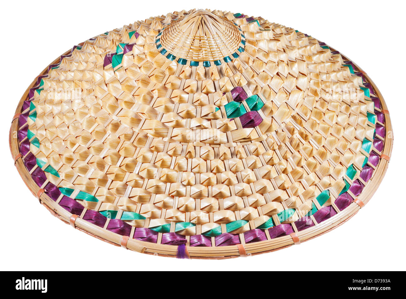 Vietnamese style conical hat isolated on white background Stock Photo ...