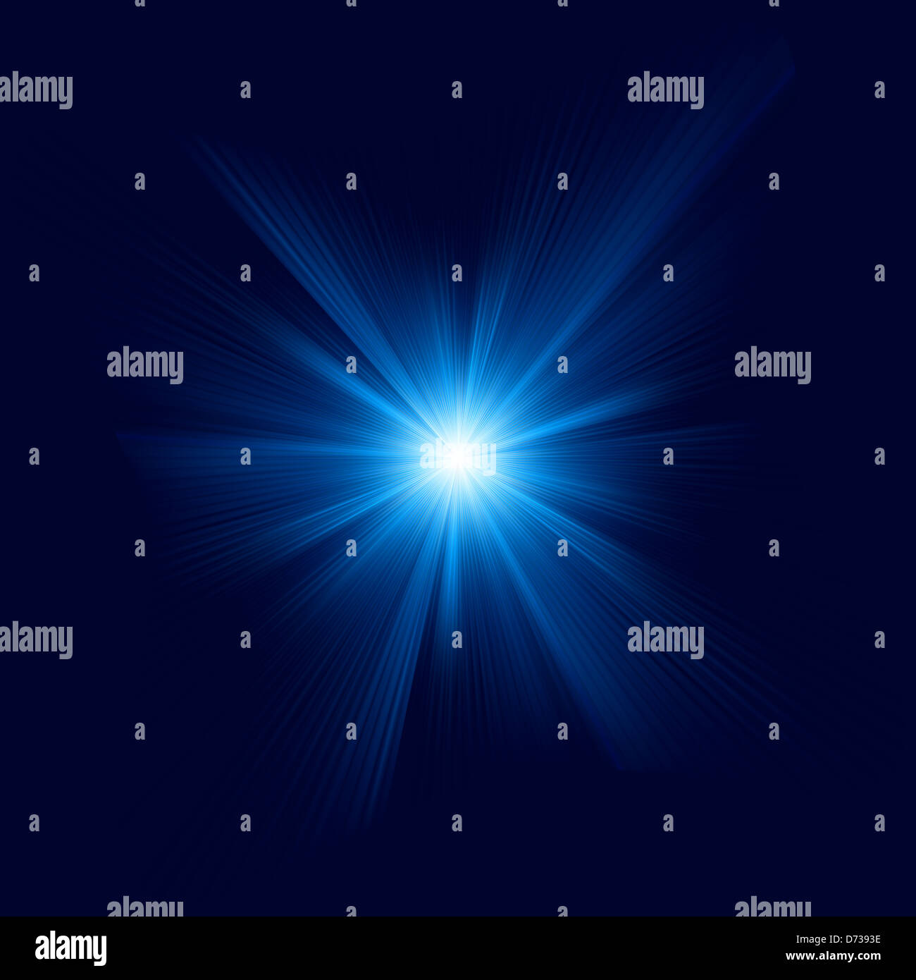 Blue color design with a burst Stock Photo - Alamy