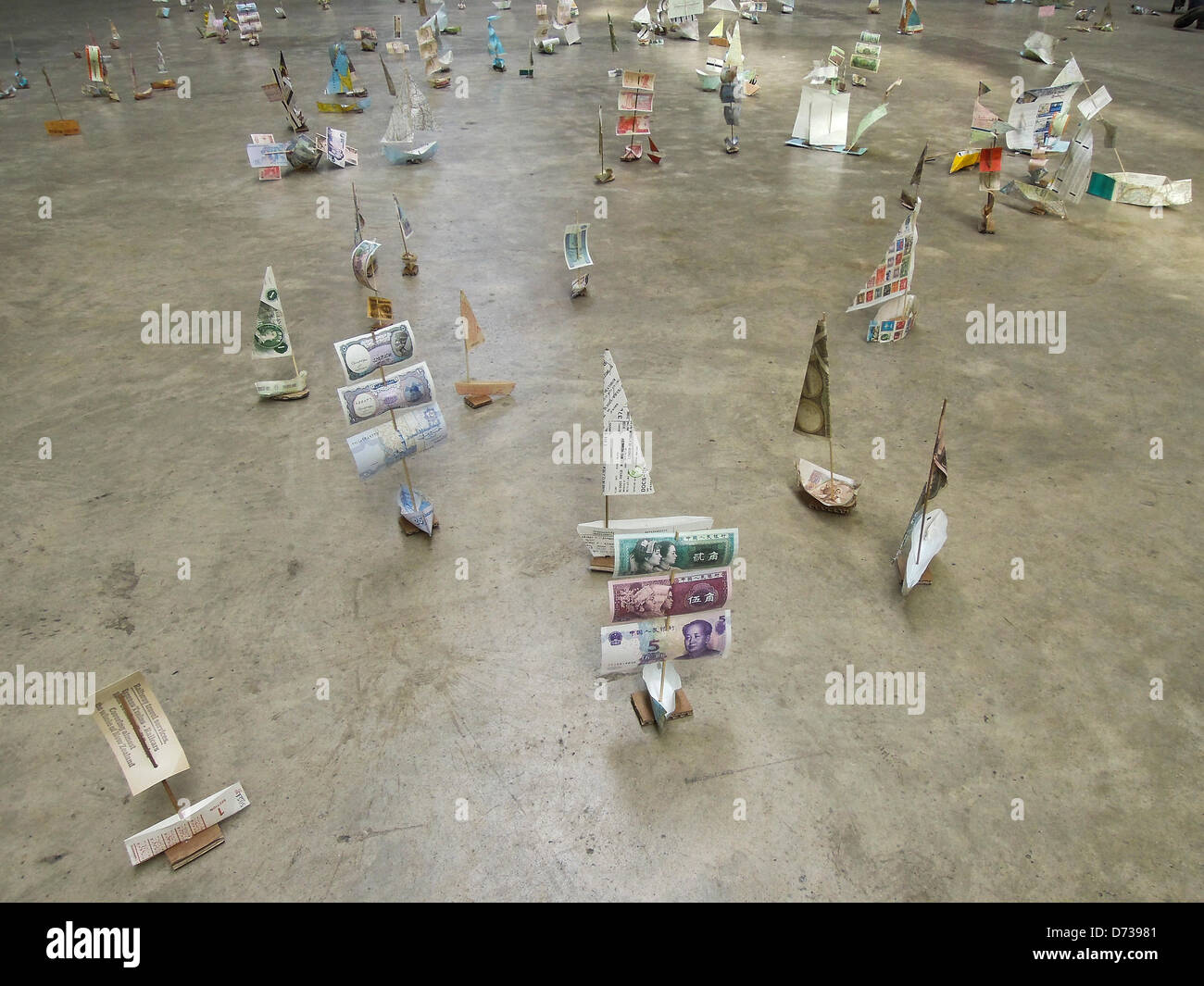 Susan Stockwell's Sail Away project at the Tate Modern as part of the ...