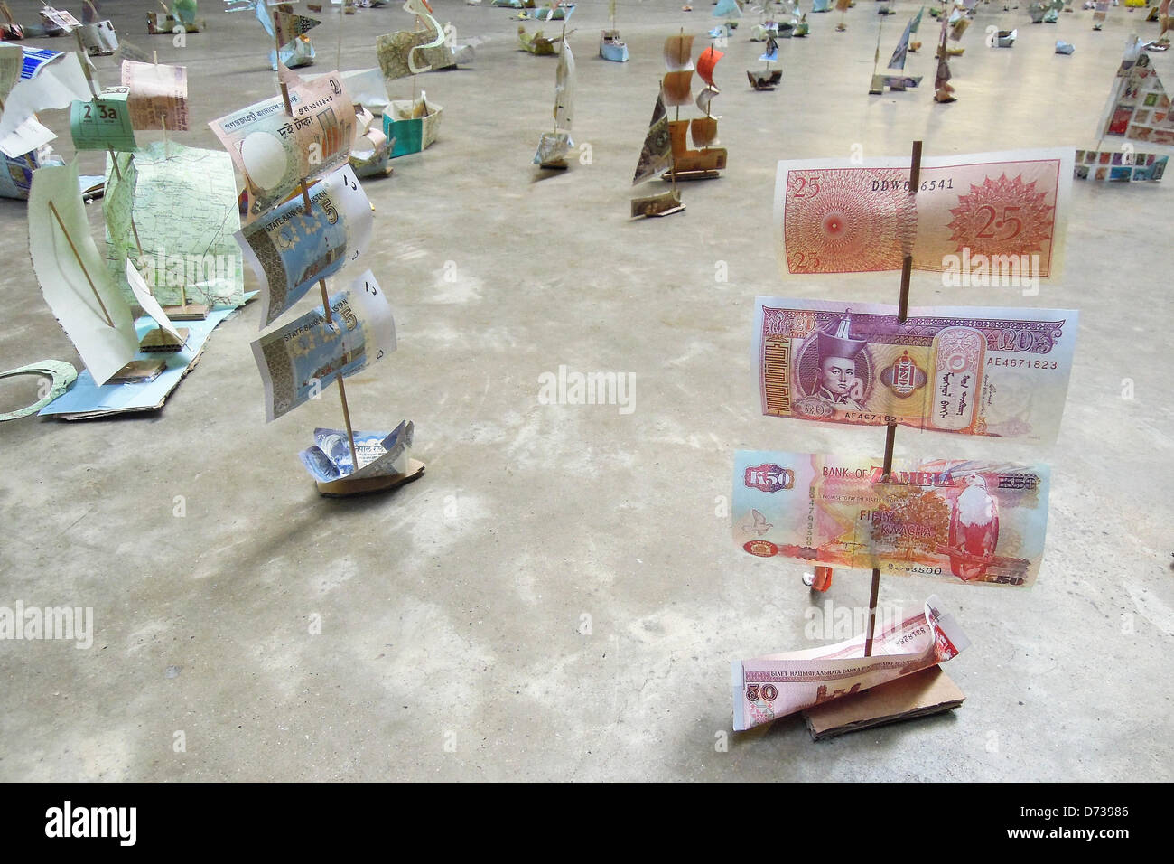Susan Stockwell's Sail Away project at the Tate Modern as part of the ...