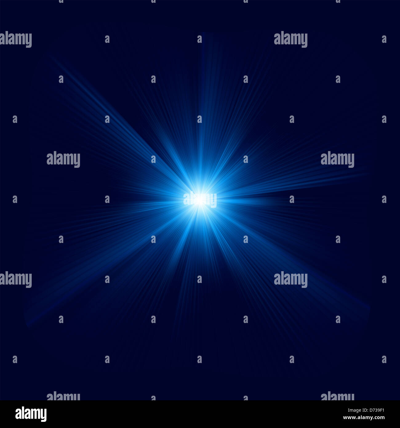 Blue color design with a burst Stock Photo - Alamy