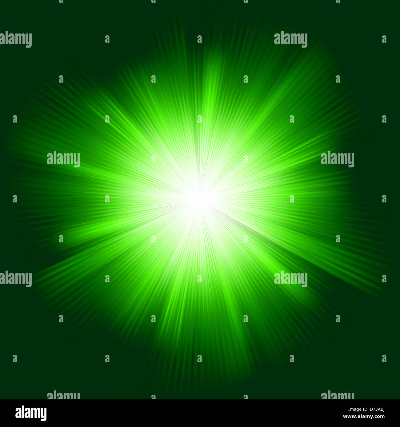 Green color design with a burst Stock Photo - Alamy