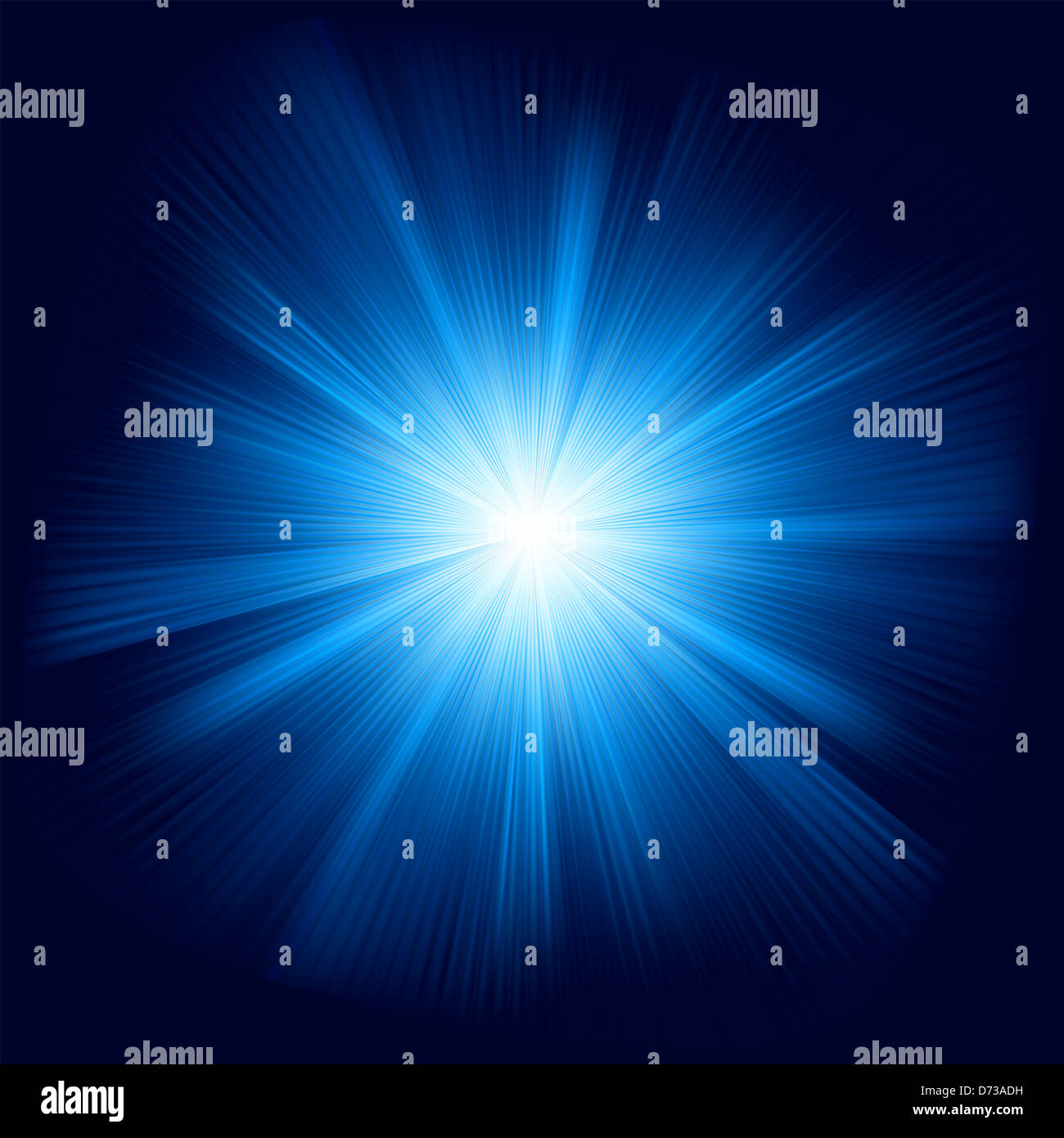 Blue color design with a burst Stock Photo - Alamy