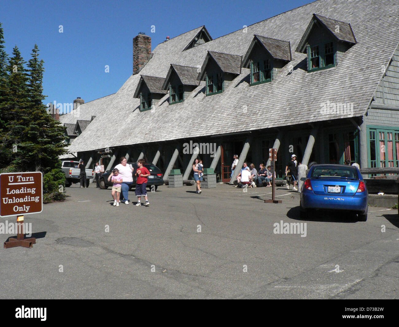 Paradise Inn, located in Mount Rainier National Park, is a historic ...