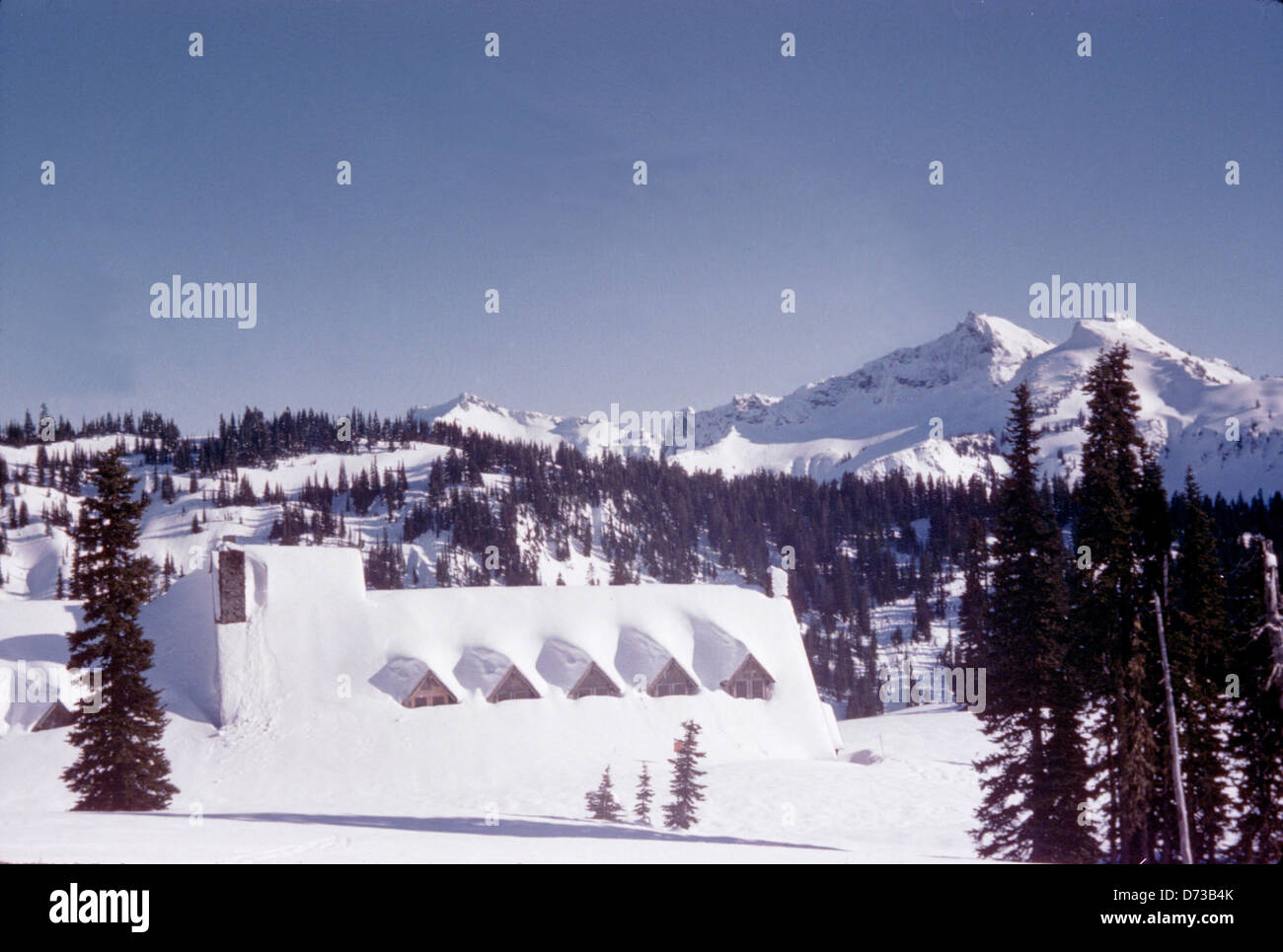 Paradise Inn in Mount Rainier National Park offers rustic ...