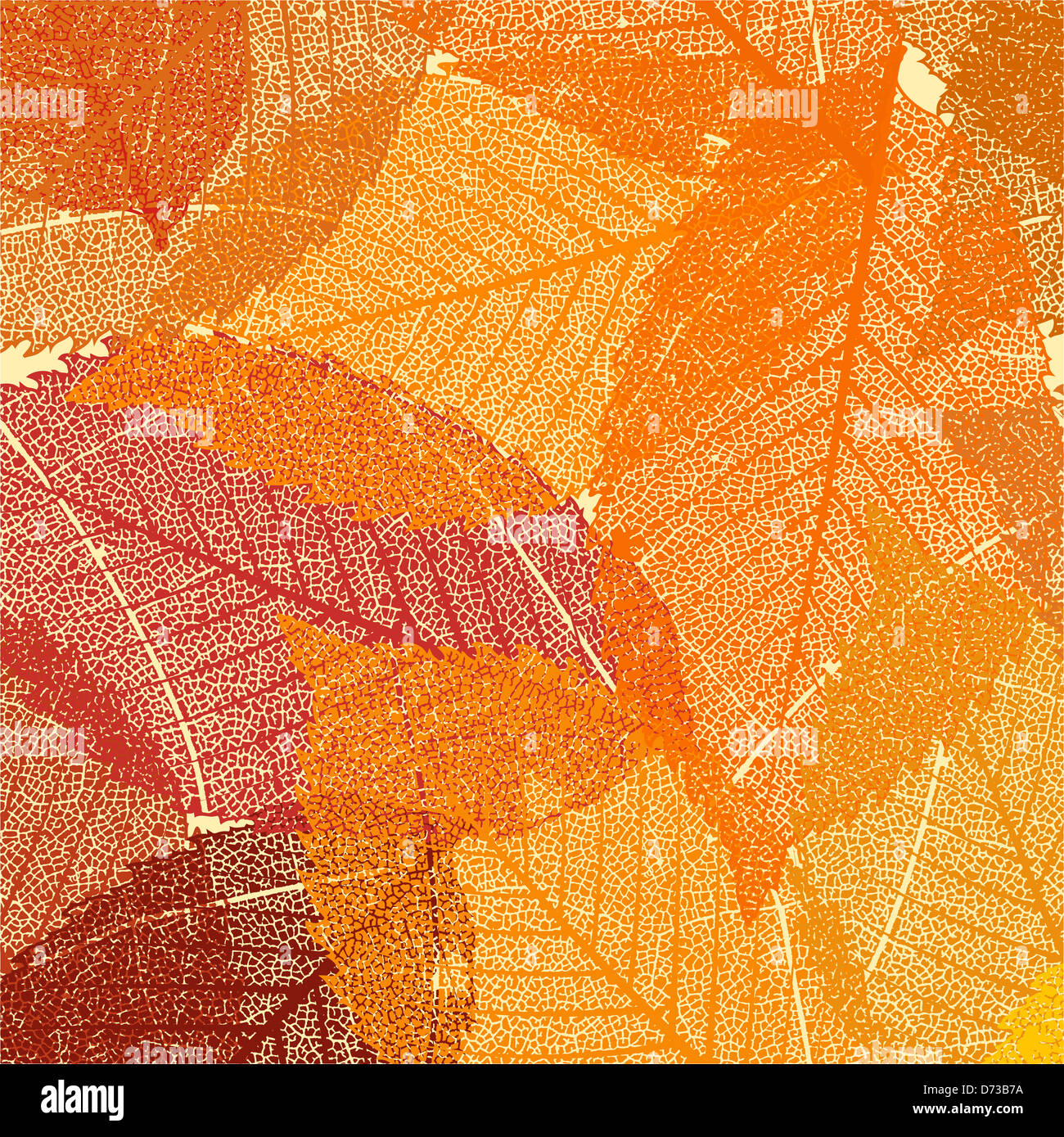 Dry autumn leaves template Stock Photo - Alamy