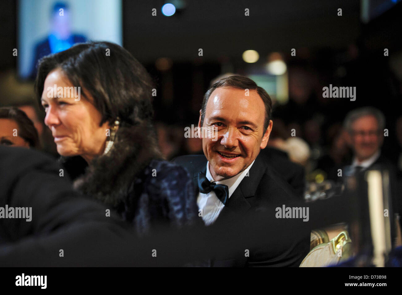 Actor Kevin Spacey looks on as the White House Correspondents ...