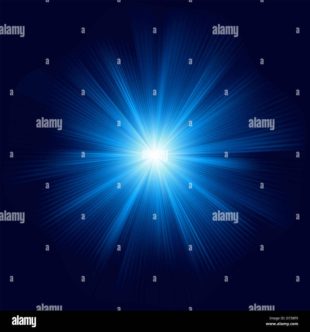 Blue color design with a burst Stock Photo - Alamy