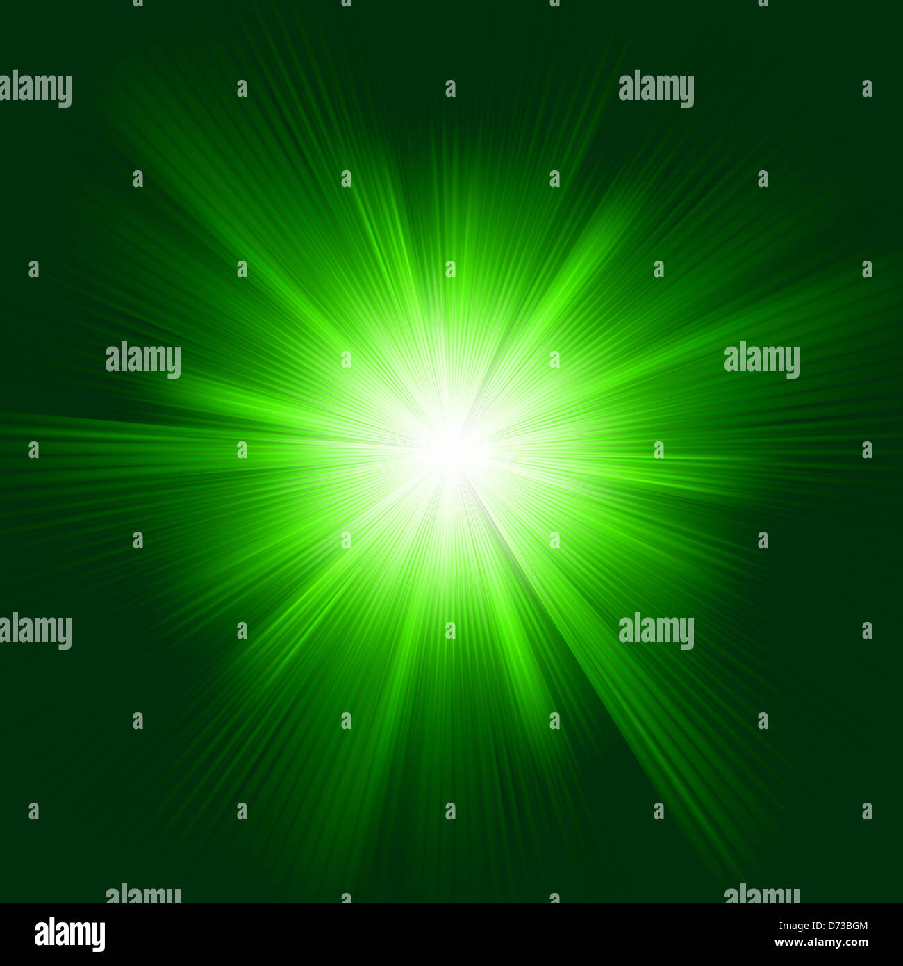 Green color design with a burst Stock Photo - Alamy