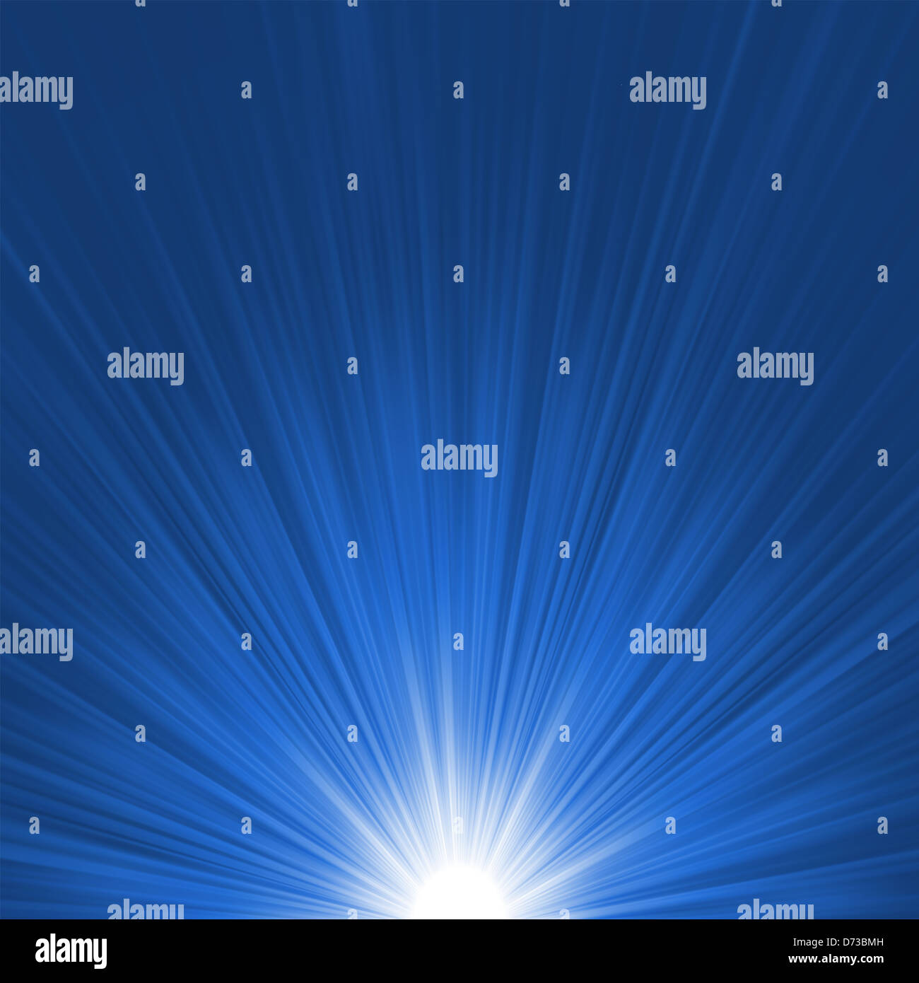 Star burst blue and white flare Stock Photo - Alamy