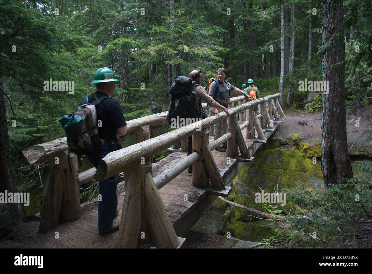 The Comet Falls Trail in Mount Rainier National Park is a popular ...