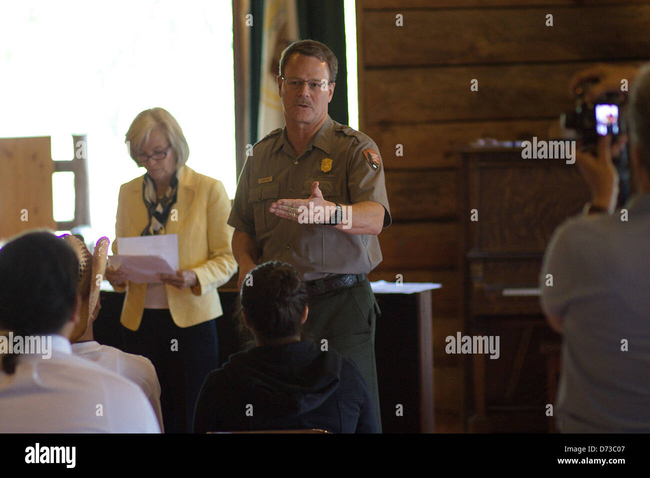 Randy King attends the Washington State Youth Summit, a program focused ...