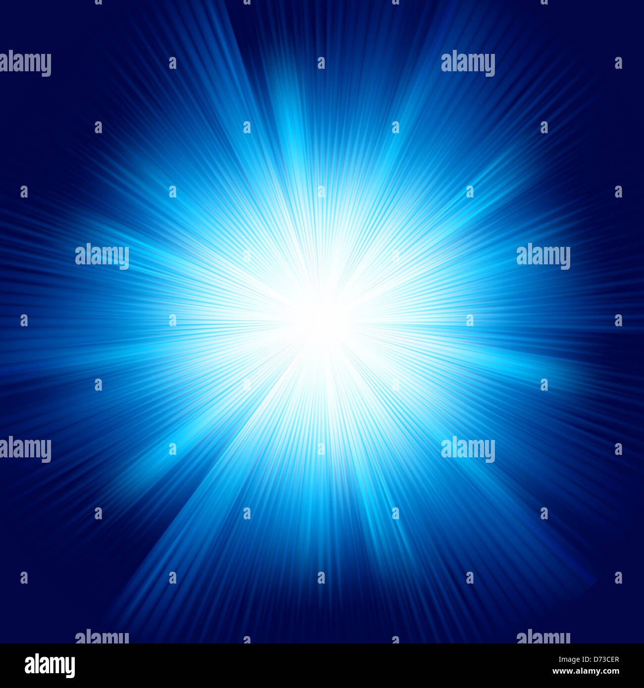 A Blue color design with a burst Stock Photo - Alamy