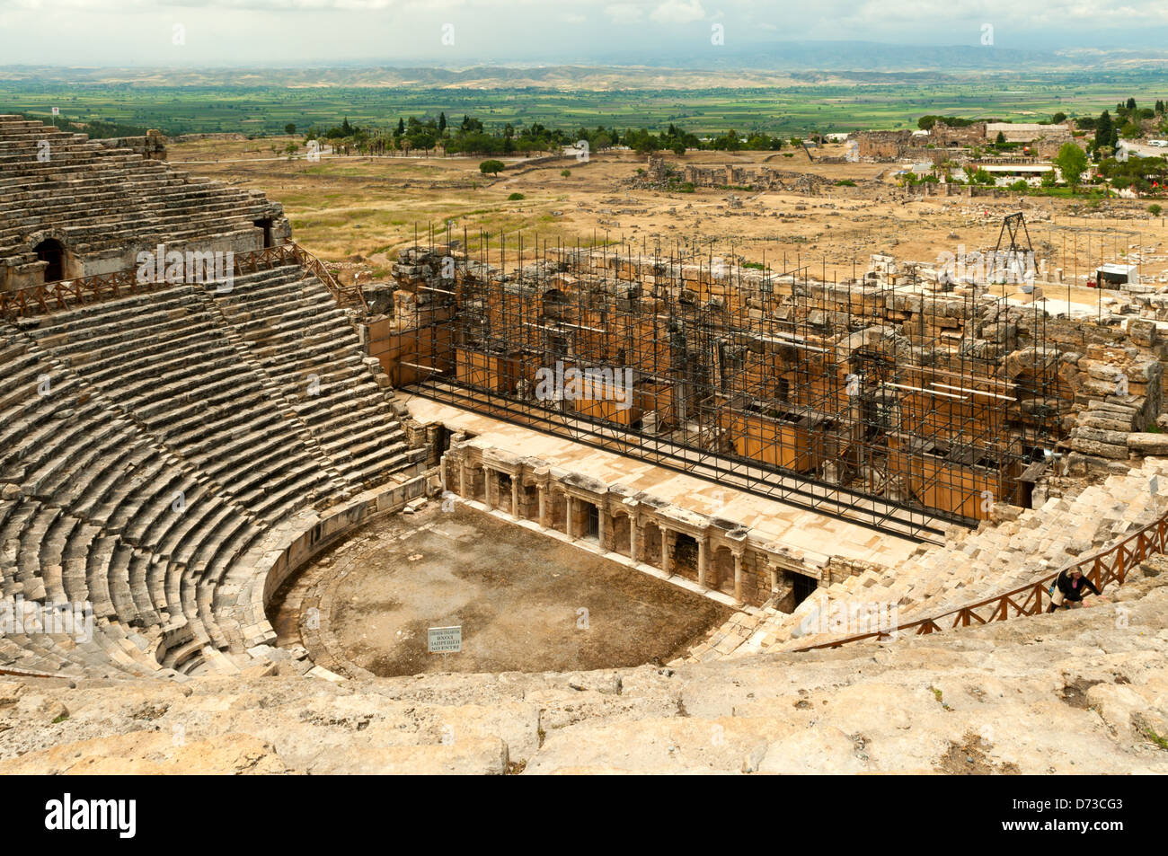 Theatre of Hierapolis, Pamukkale, Denizli, Turkey Stock Photo - Alamy