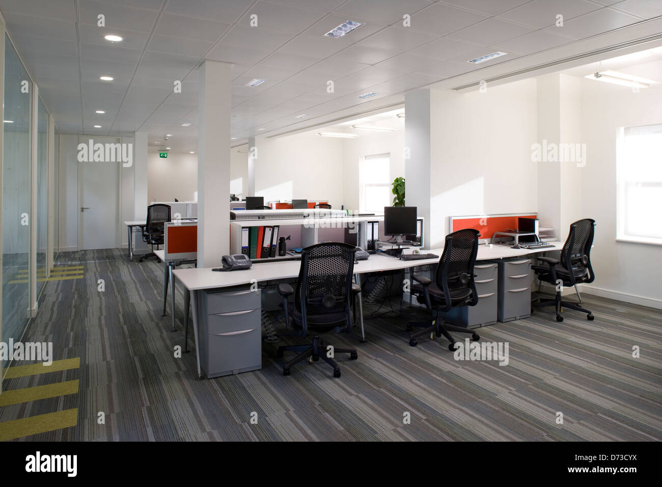 office interior workstation Stock Photo - Alamy