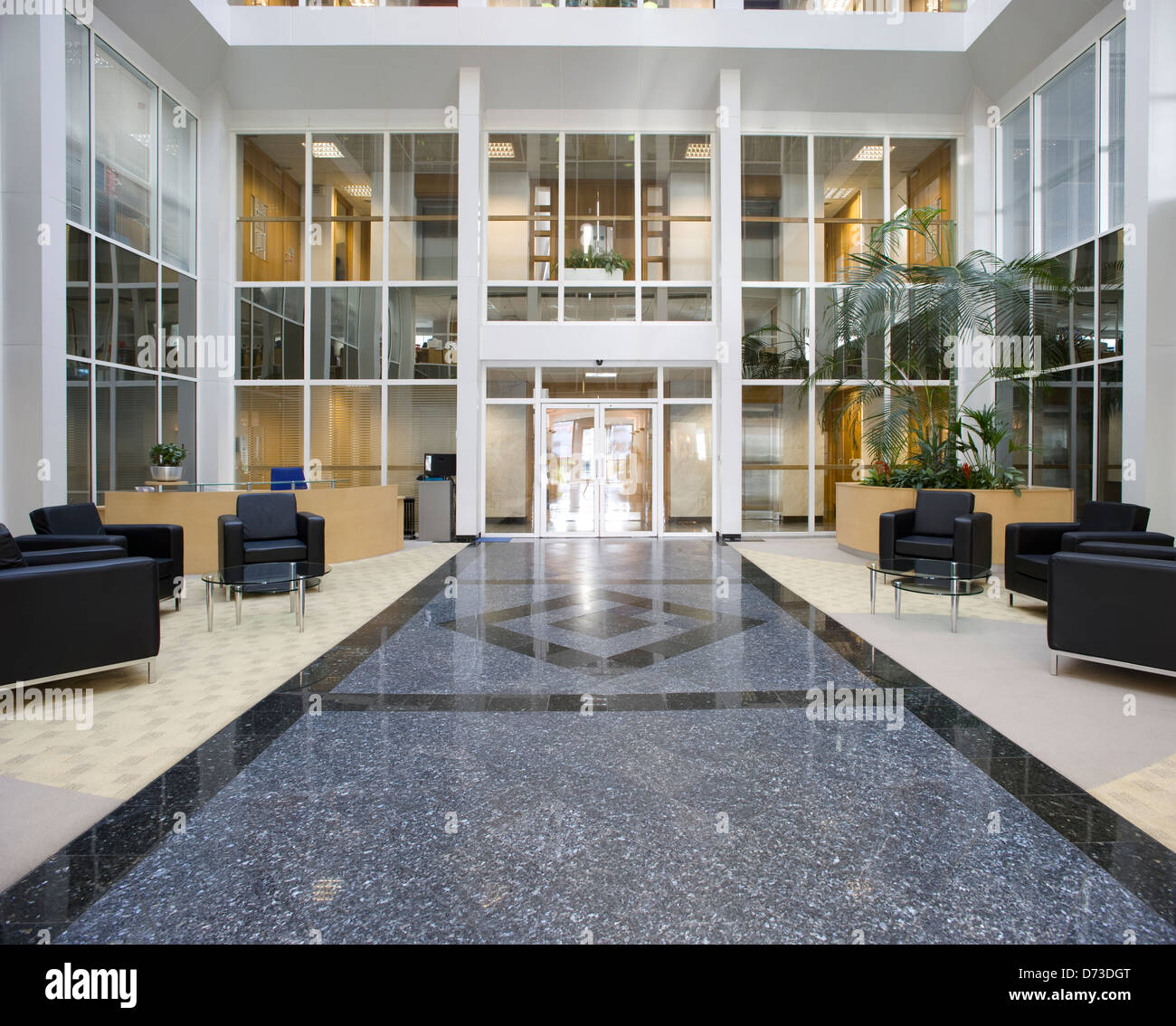 Office building atrium Stock Photo - Alamy