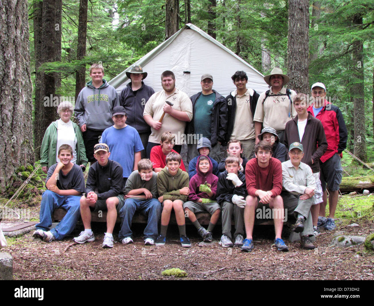Campground Cleanup Crew Stock Photo - Alamy