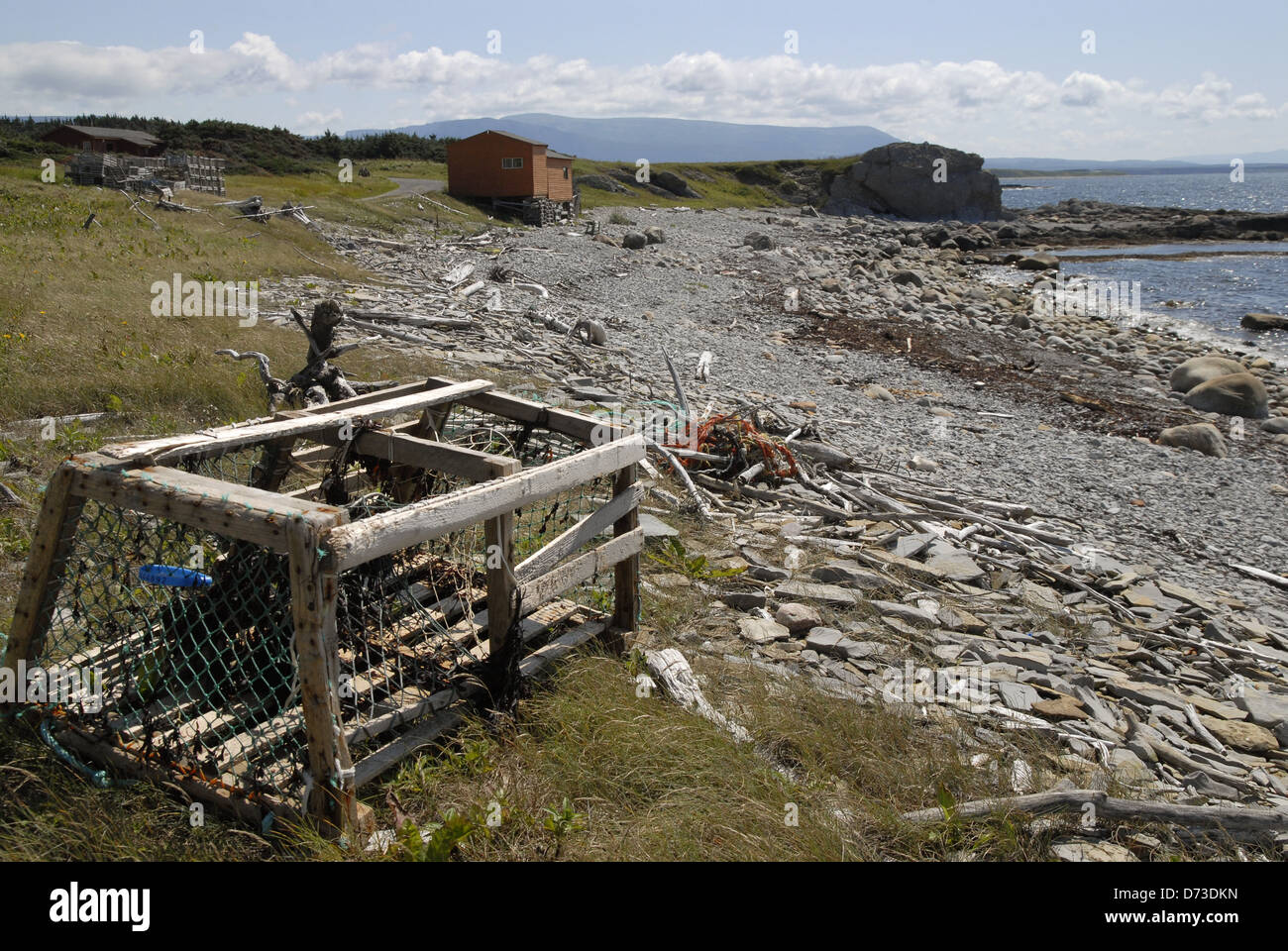 Rocky beach, West Coast, Newfoundland Stock Photo - Alamy