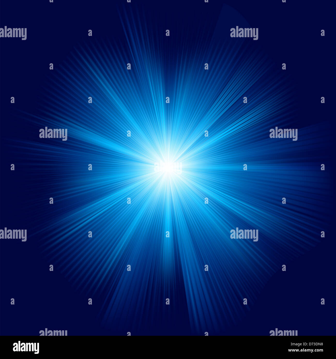 A Blue color design with a burst Stock Photo - Alamy