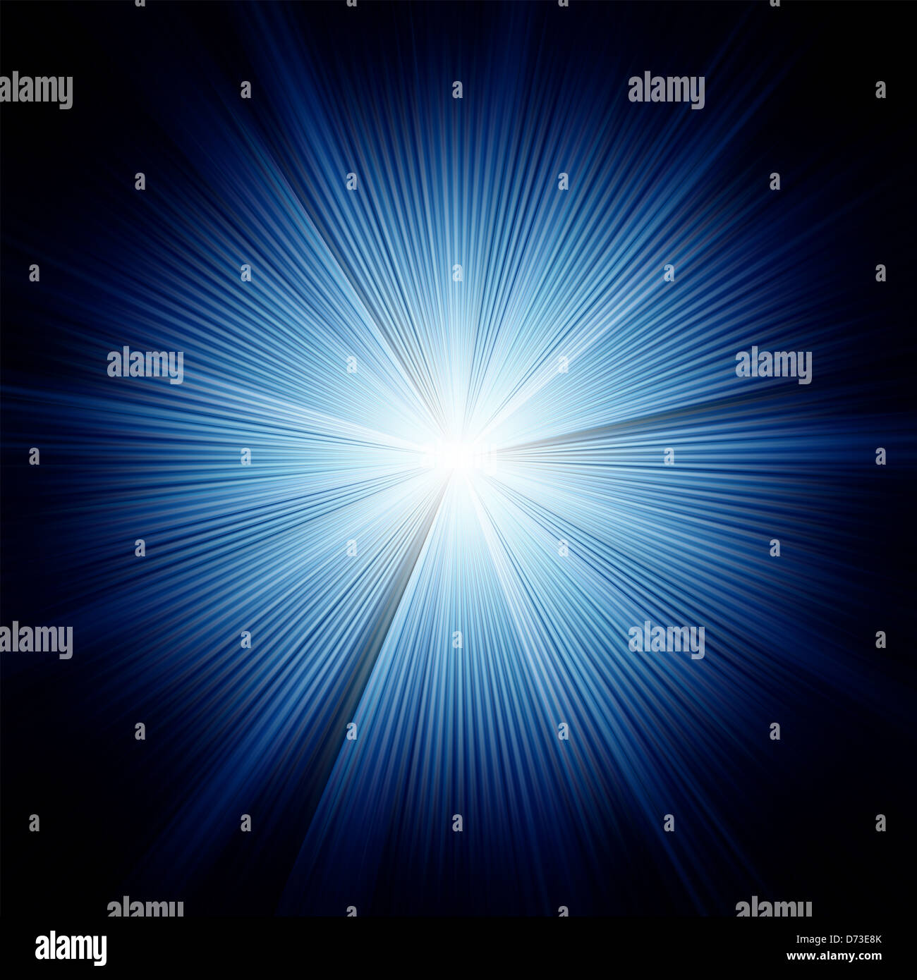A Blue color design with a burst Stock Photo - Alamy