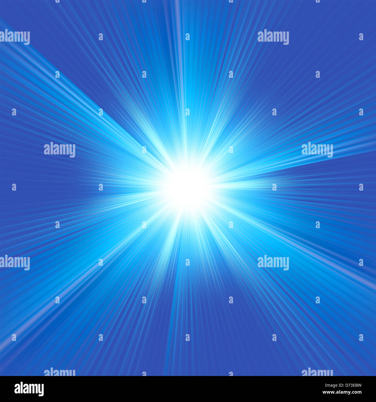 A Blue color design with a burst Stock Photo - Alamy