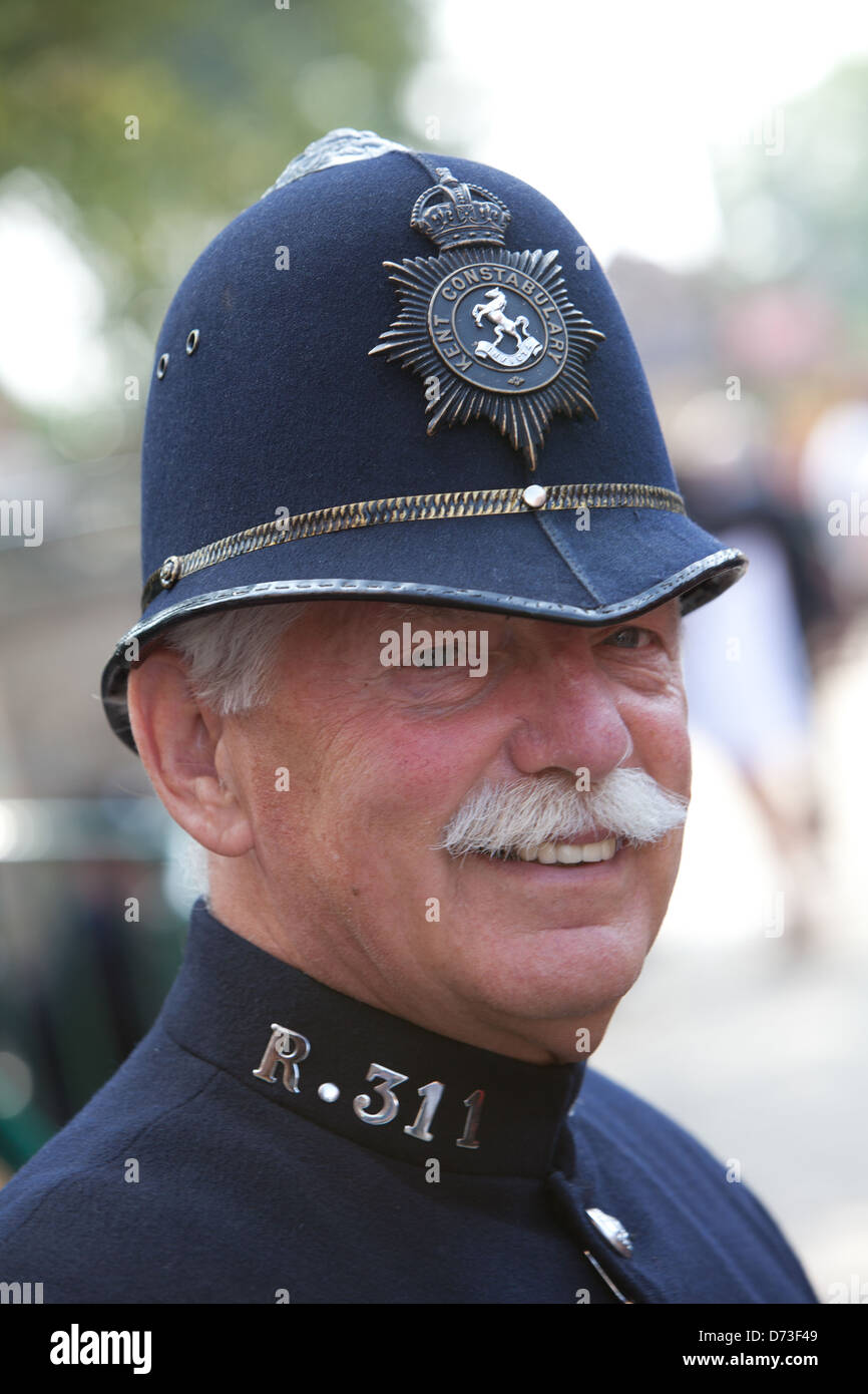 Enthusiasts in period costume at 1940's military reenactment at ...