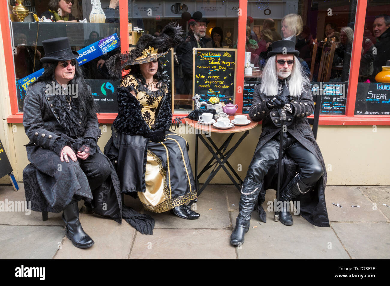 Whitby Goth Weekend. Saturday, 27th April 2013, Whitby, North Yorkshire ...