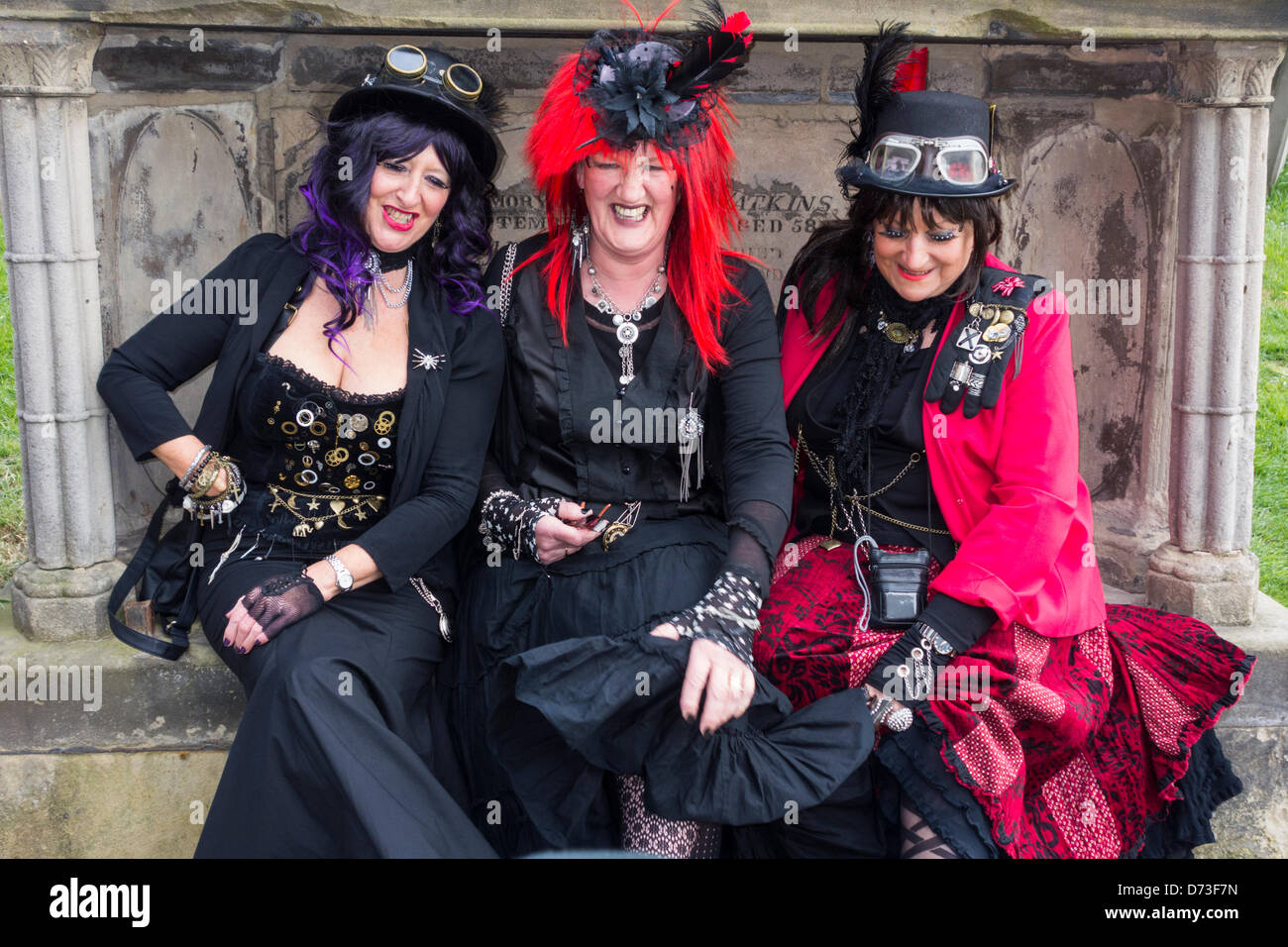 Whitby Goth Weekend. Saturday, 27th April 2013, Whitby, North Yorkshire ...