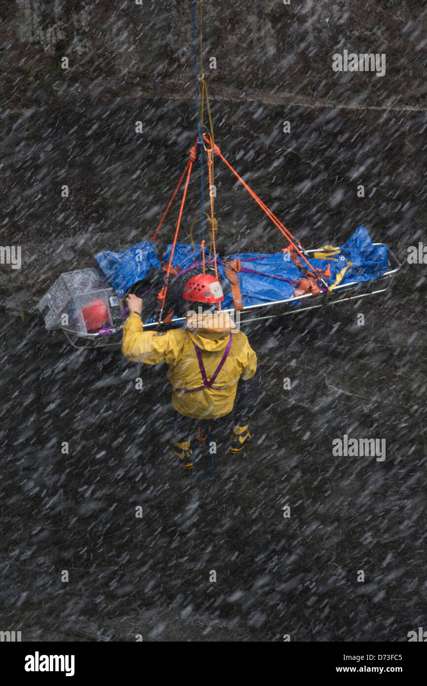 Rope Rescue Training I Stock Photo - Alamy