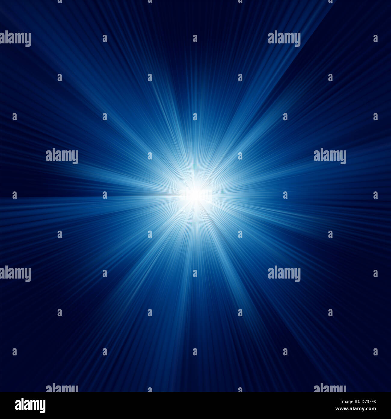 A Blue color design with a burst Stock Photo - Alamy