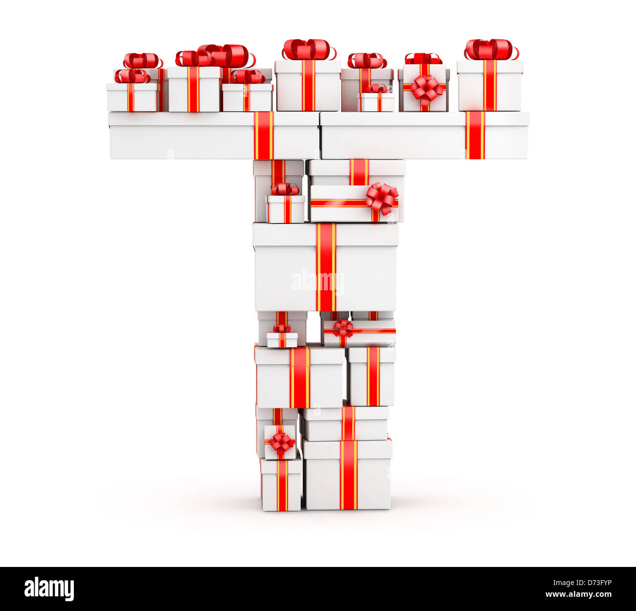 Red and white t letter hi-res stock photography and images - Alamy