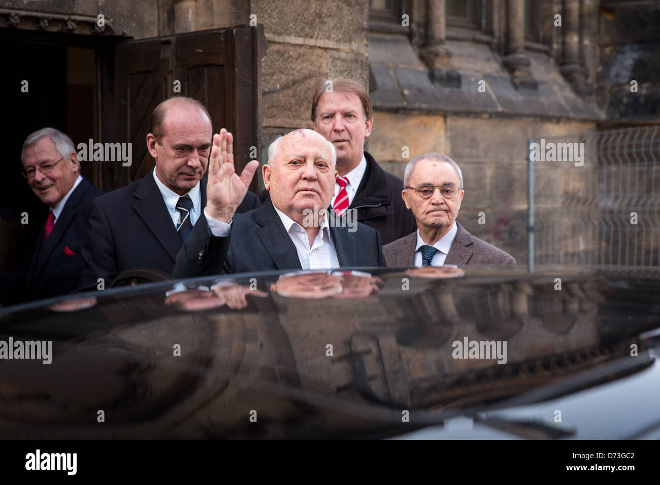 Leipzig Germany Mikhail Gorbachev Former President Of The Ussr And