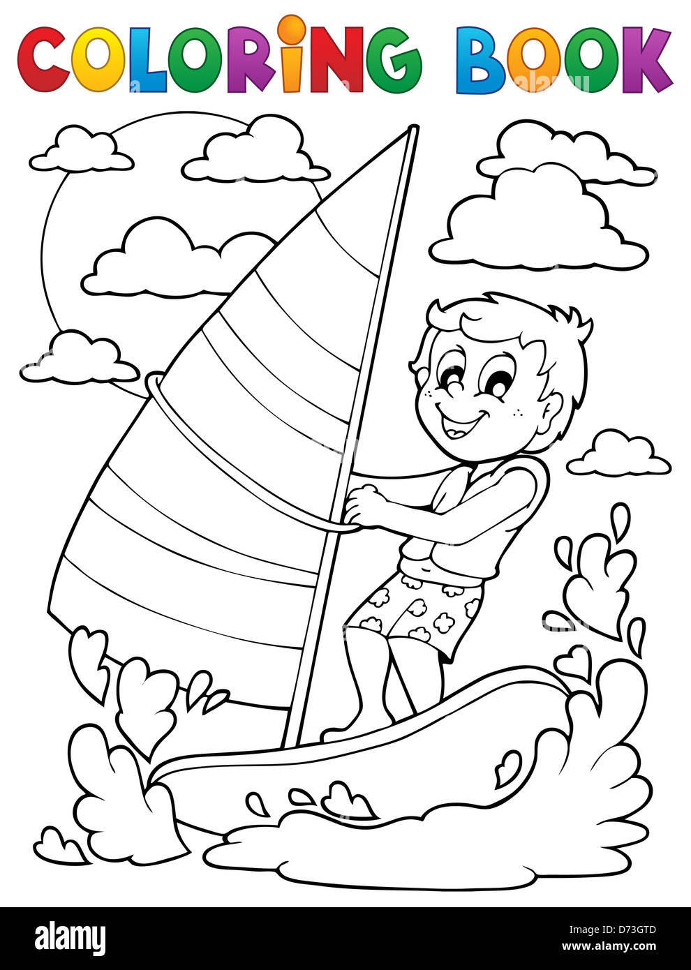 Water Theme Coloring Pages