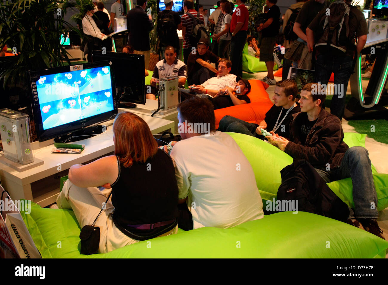 Leipzig Games Convention 2007 Stock Photo - Alamy